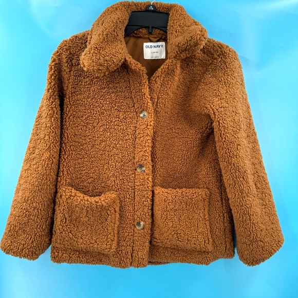 Old Navy | Jackets & Coats | Old Navy Girls Teddy Jacket Sz L 12 | Poshmark